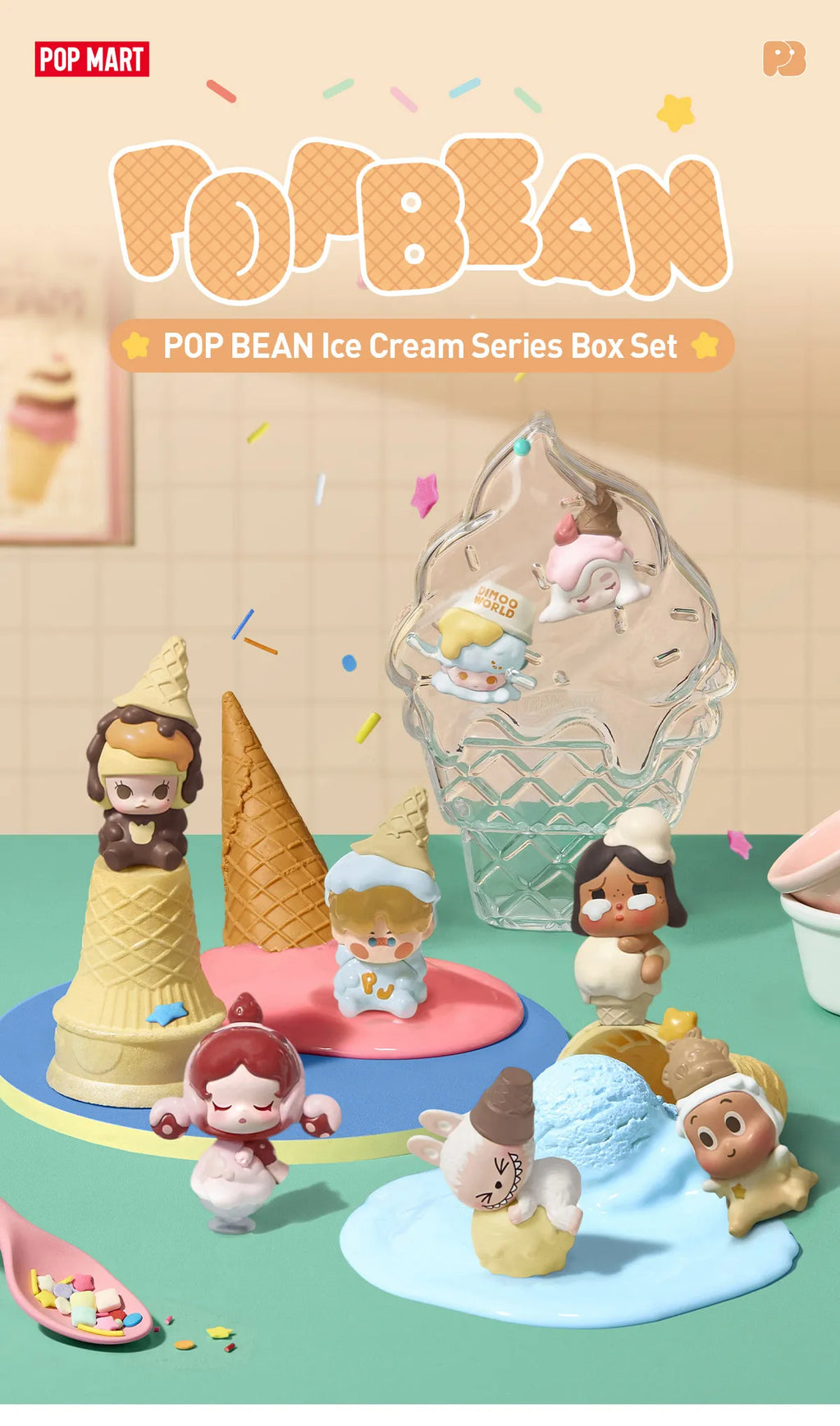 Pop Beans Ice Cream Series 2 (Ice Cream Container series) – ToyDonutShop