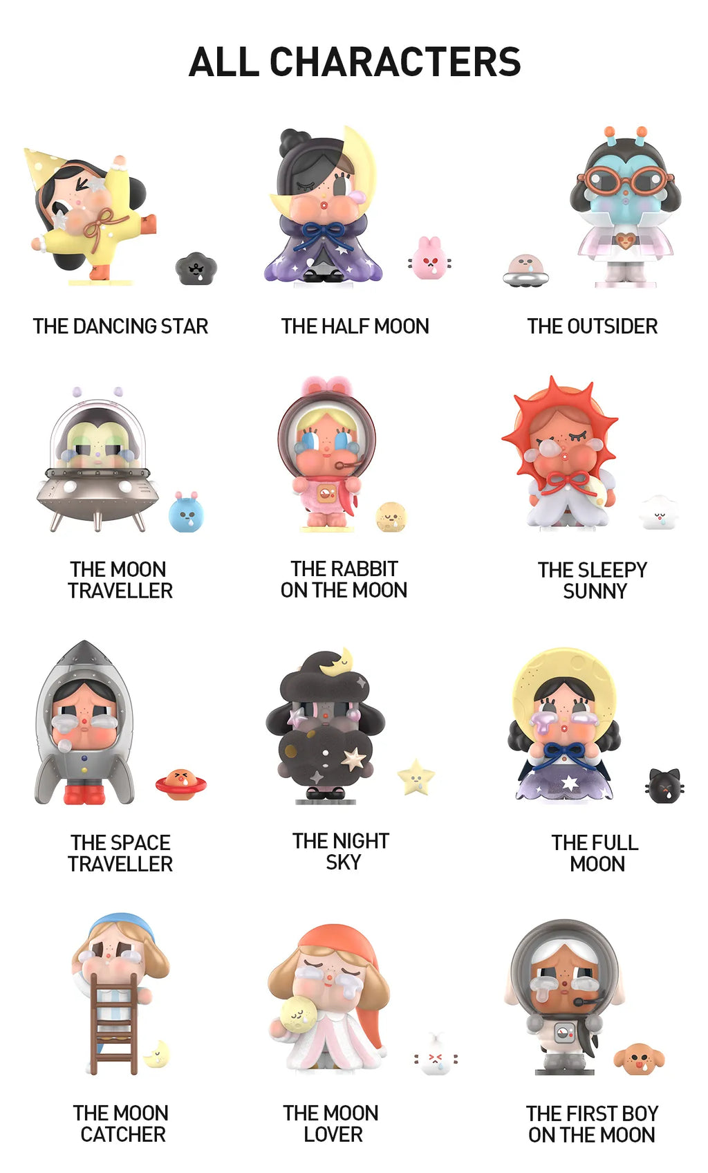 Popmart Cry Baby Crying to the Moon Blind Box Series – ToyDonutShop