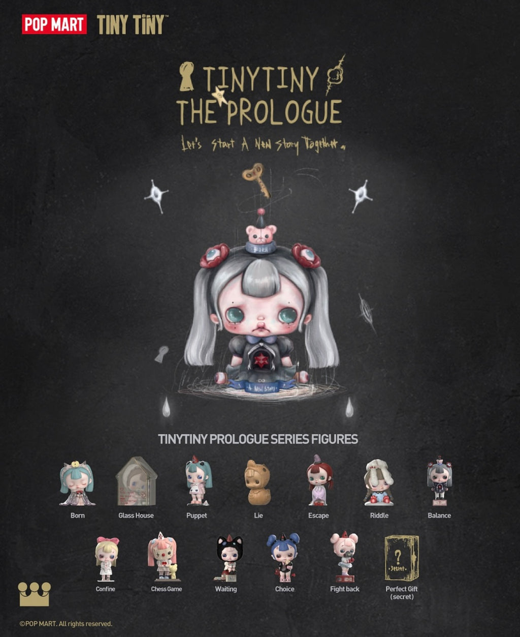 Popmart TinyTiny Prologue Blind Box Series – ToyDonutShop