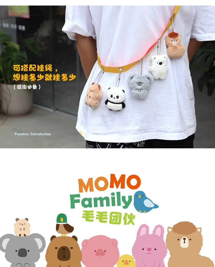 Momo Family Mini Plushie Magnetic Hanger Blind Bag Series – ToyDonutShop