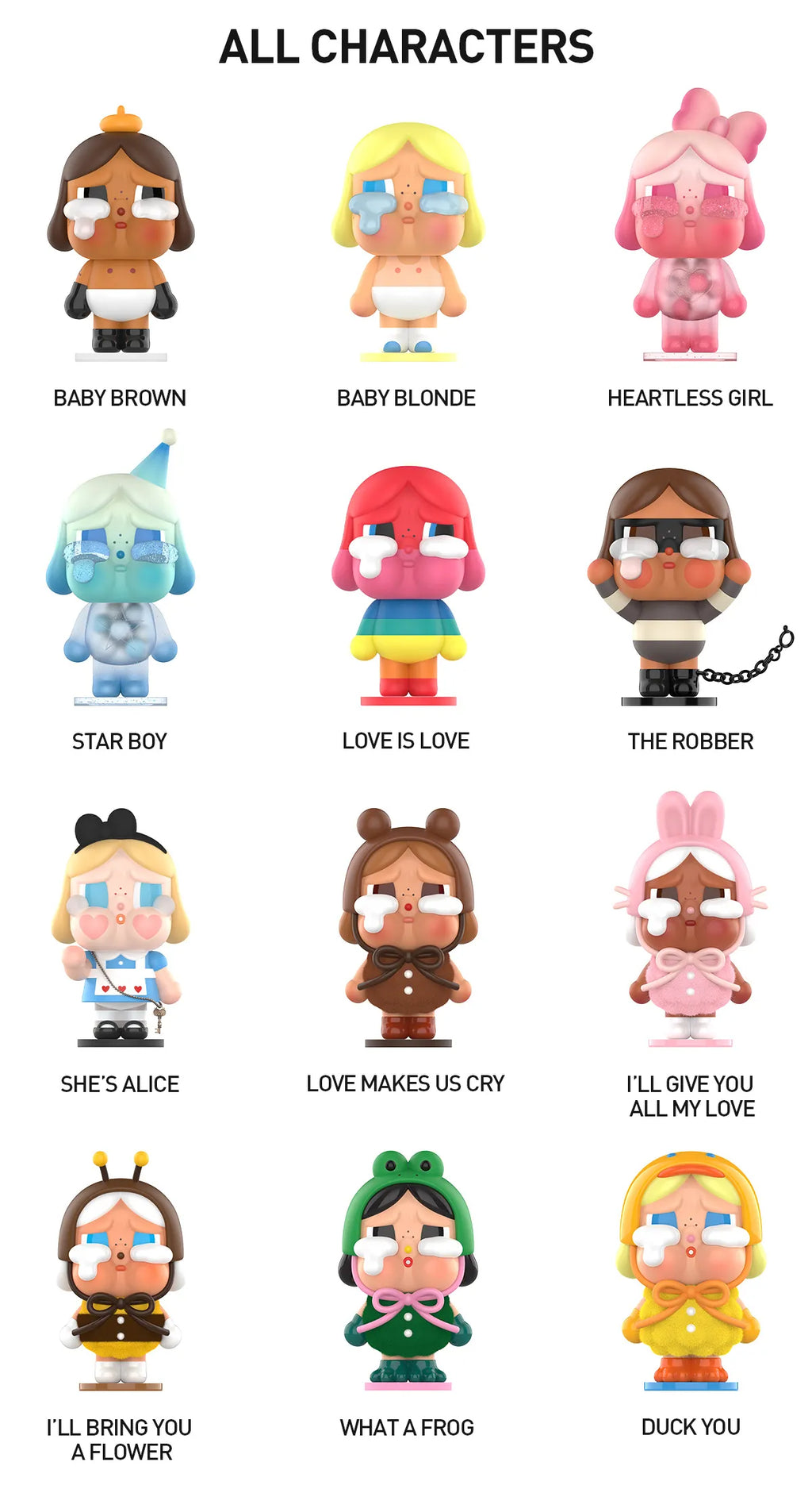 POPMART Cry Baby Crying Again Blind Box Series – ToyDonutShop