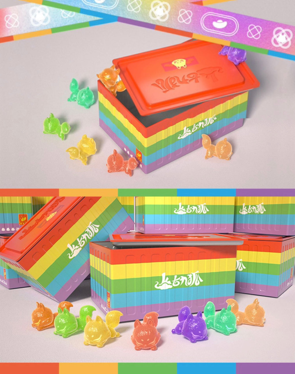 Ninetail Fox Mini Fox Tin Series – ToyDonutShop